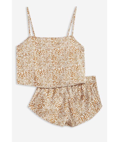 TOPSHOP（トップショップ）の「Topshop Bambi Spot Satin Pyjama Set（ルームウェア/パジャマ）」 - WEAR