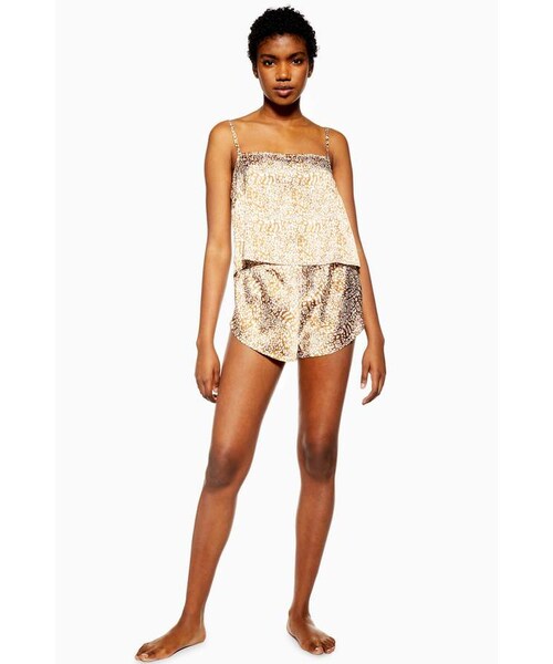 TOPSHOP（トップショップ）の「Topshop Bambi Spot Satin Pyjama Set（ルームウェア/パジャマ）」 - WEAR