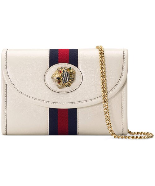 GUCCI（グッチ）の「Gucci Rajah Mini Leather Crossbody Bag（ショルダーバッグ）」 - WEAR