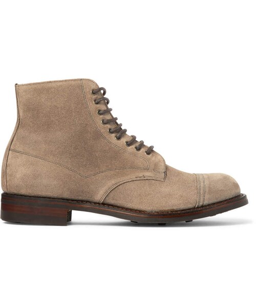 JOSEPH CHEANEY&SONS（ジョセフチーニーアンドサンズ）の「Cheaney Jarrow Cap-Toe Suede Boots ...