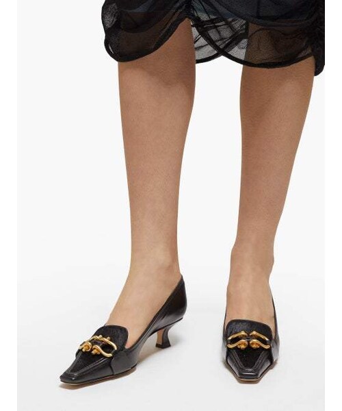 BOTTEGA VENETA（ボッテガヴェネタ）の「Bottega Veneta - Buckled Leather Pumps ...