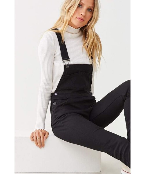 Forever 21（フォーエバー トゥエンティーワン）の「Forever 21 Skinny Denim Overalls（デニムパンツ）」 - WEAR