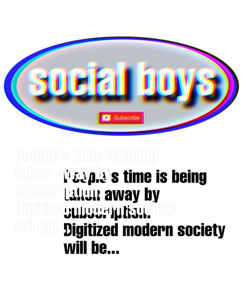 AUNN（アウン）の「social boys L/S Tee(NVY)（Tシャツ/カットソー）」 - WEAR