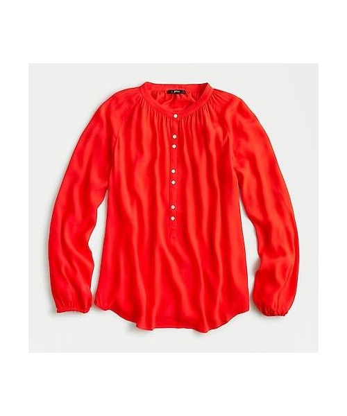 J.CREW（ジェイクルー）の「Long-sleeve drapey popover top（）」 - WEAR