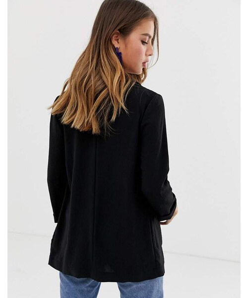 New look（ニュールック）の「New Look blazer in black（テーラードジャケット）」 - WEAR