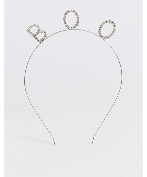 Glamorous（グラマラス）の「Glamorous Halloween 'Boo' headband（ヘアアクセサリー）」 - WEAR