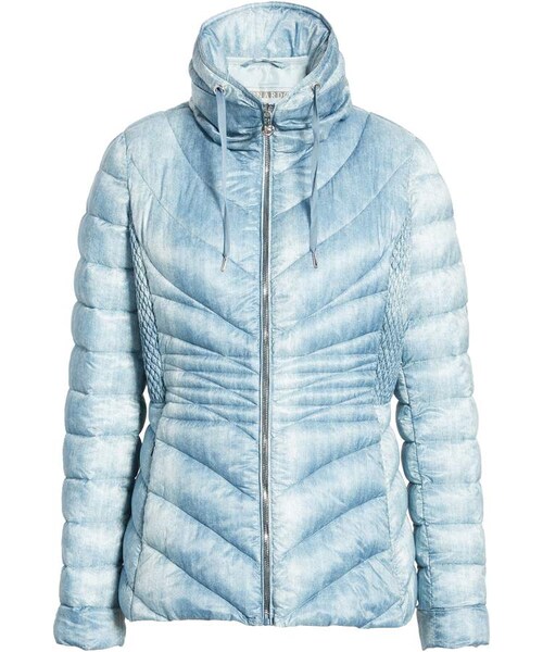 Bernardo（-）の「Bernardo Down & PrimaLoft® Hooded Denim Puffer Jacket ...