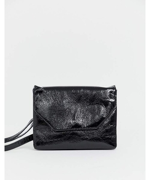 Monki（モンキ）の「Monki patent cross body bag（ショルダーバッグ）」 - WEAR