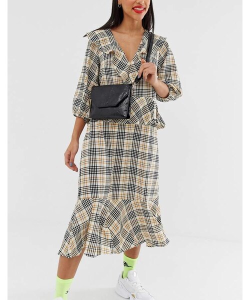 Monki（モンキ）の「Monki patent cross body bag（ショルダーバッグ）」 - WEAR