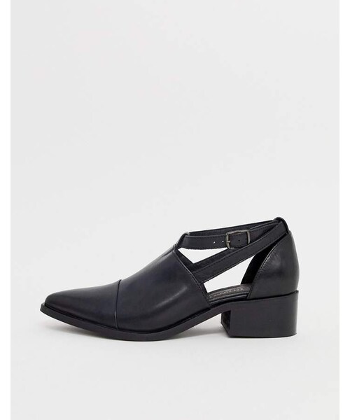 Vero Moda（-）の「Vero Moda cut out leather boots（ブーツ）」 - WEAR