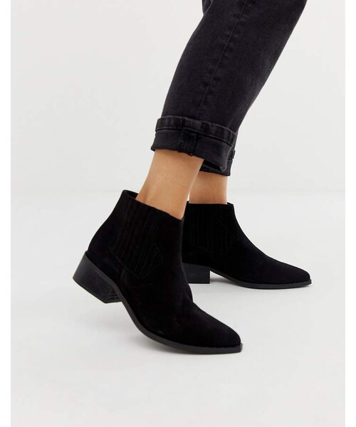 Vero Moda（-）の「Vero Moda leather boots（ブーツ）」 - WEAR