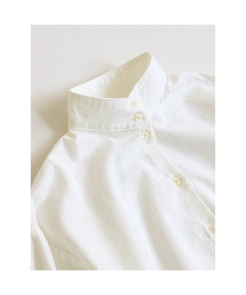 SETTO（セット）の「SETTO(セット)BS OKKAKE SHIRT オッカケシャツ WHITE（シャツ/ブラウス）」 - WEAR