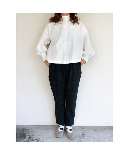 SETTO（セット）の「SETTO(セット)BS OKKAKE SHIRT オッカケシャツ WHITE（シャツ/ブラウス）」 - WEAR