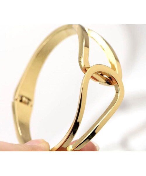 Handmade（ハンドメイド）の「metal overlap bangle（ブレスレット）」 - WEAR