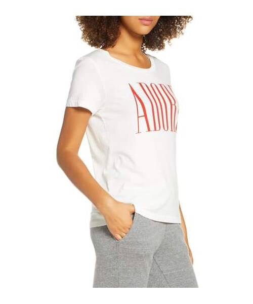 Sol Angeles（ソルエンジェルズ）の「Sol Angeles Adore Graphic Tee（Tシャツ/カットソー）」 - WEAR