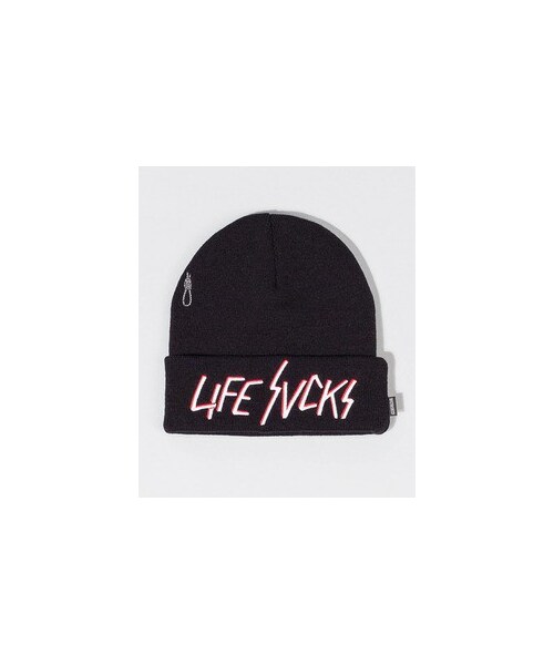 buried alive（ベリド・アライブ）の「LIFE SUCKS KNIT BEANIE（）」 - WEAR
