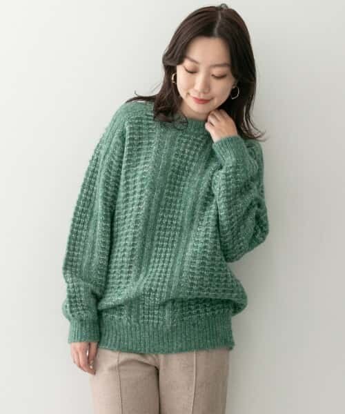 KBF（ケイビーエフ）の「KBF+ MIX刷毛針織衫（）」 - WEAR