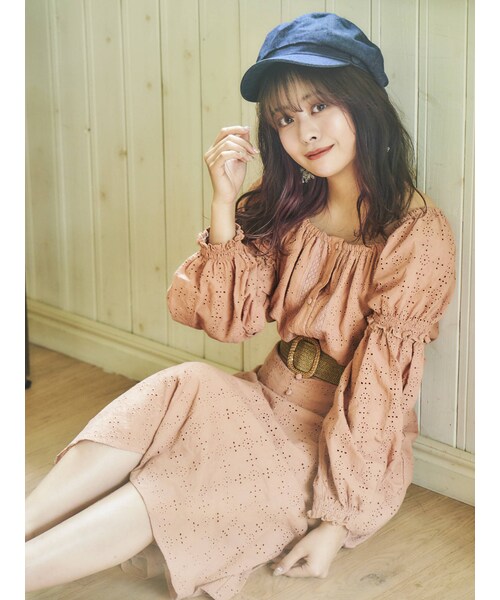 dazzlin（ダズリン）の「【ももち×dazzlin】4wayレースブラウス（トップス）」 - WEAR