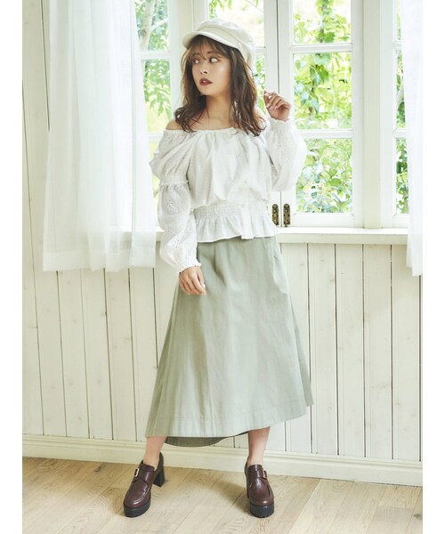 dazzlin（ダズリン）の「【ももち×dazzlin】4wayレースブラウス（トップス）」 - WEAR