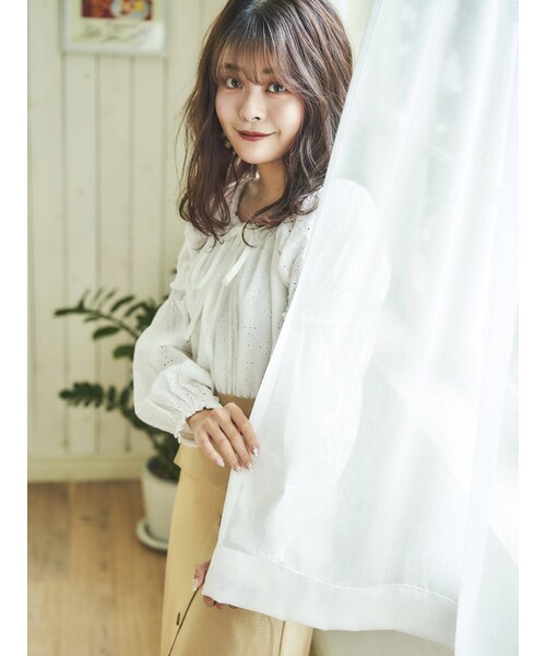 dazzlin（ダズリン）の「【ももち×dazzlin】4wayレースブラウス（トップス）」 - WEAR