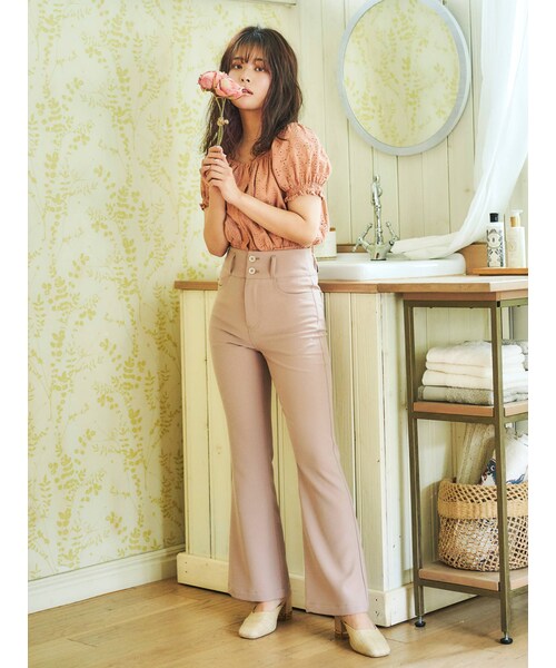 dazzlin（ダズリン）の「【ももち×dazzlin】4wayレースブラウス（トップス）」 - WEAR