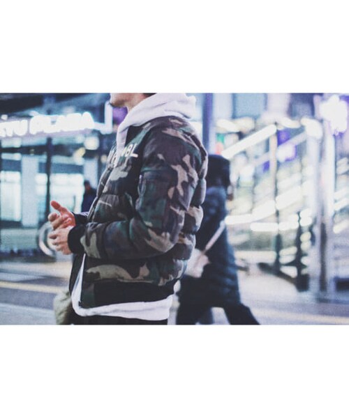 DOWBL（ダブル）の「Padding Camo MA-1（ジャケット/アウター）」 - WEAR