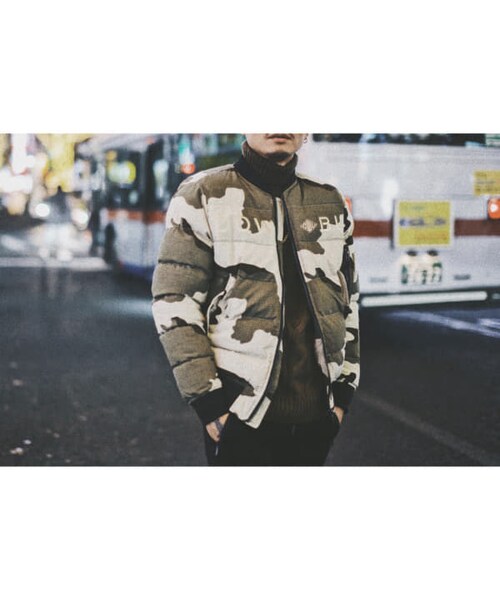 DOWBL（ダブル）の「Padding Camo MA-1（ジャケット/アウター）」 - WEAR