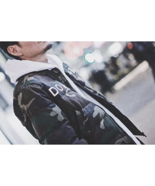 DOWBL（ダブル）の「Padding Camo MA-1（ジャケット/アウター）」 - WEAR