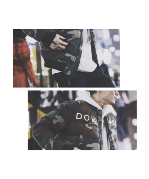 DOWBL（ダブル）の「Padding Camo MA-1（ジャケット/アウター）」 - WEAR