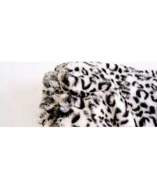 no brand（ノーブランド）の「Leopard print boa jacket（ブルゾン）」 - WEAR
