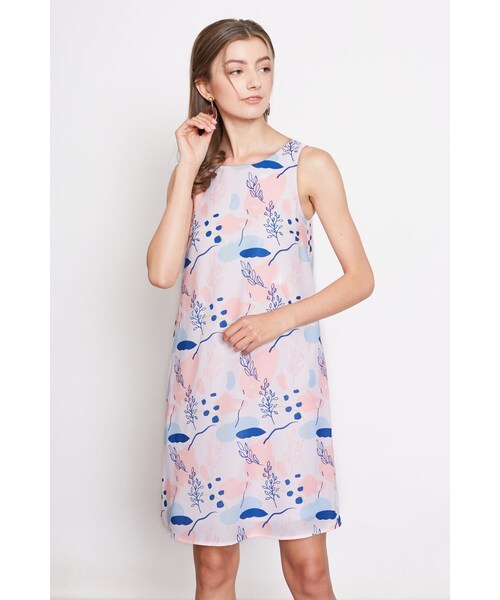 Intoxiquette（イントキシケイト）の「*INTQ LABEL* ALETHEA PRINTED TUNIC IN LIGHT ...