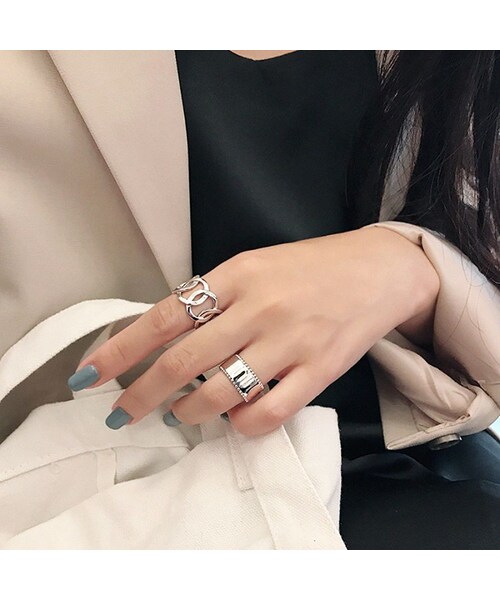 no brand（ノーブランド）の「＊LOOP＊SILVER925 RING（リング）」 - WEAR