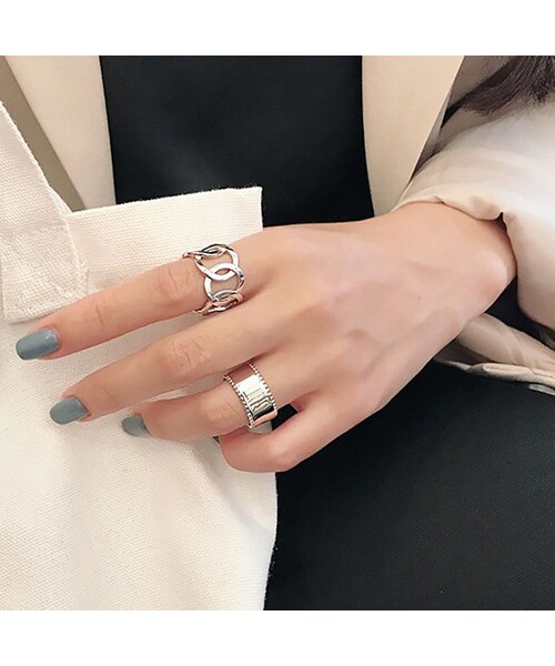 no brand（ノーブランド）の「＊LOOP＊SILVER925 RING（リング）」 - WEAR