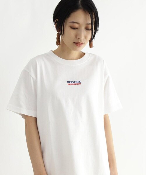 OZOC（オゾック）の「[洗える]【PERSON'S/パーソンズ別注】 ロゴ半袖Tシャツ（）」 - WEAR