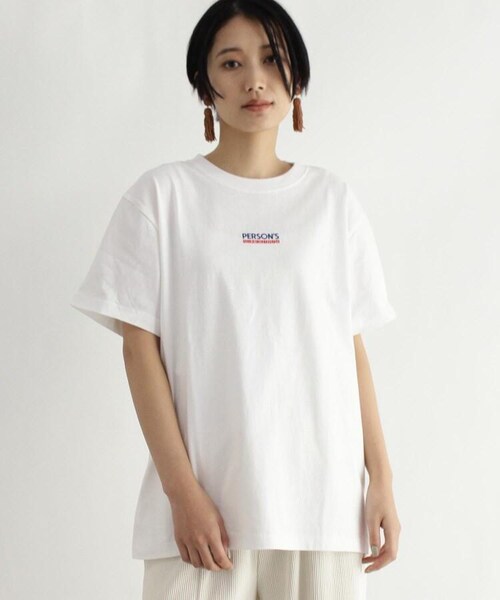 OZOC（オゾック）の「[洗える]【PERSON'S/パーソンズ別注】 ロゴ半袖Tシャツ（）」 - WEAR