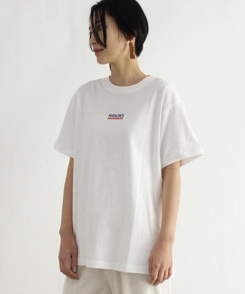 OZOC（オゾック）の「[洗える]【PERSON'S/パーソンズ別注】 ロゴ半袖Tシャツ（）」 - WEAR