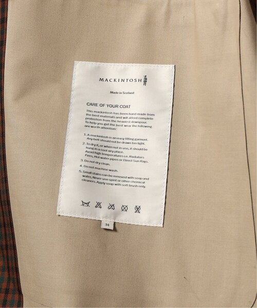 JOURNAL STANDARD（ジャーナルスタンダード）の「【MACKINTOSH / マッキントッシュ】GTS DUNBAR SHPRD CHECK RUBBER（）」 - WEAR