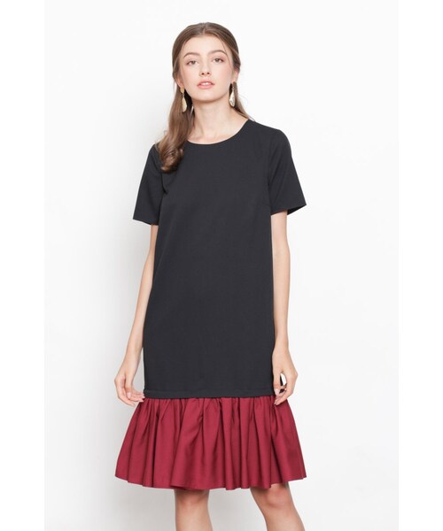 Intoxiquette（イントキシケイト）の「*INTQ LABEL* TERRI COLOURBLOCK DROPWAIST DRESS ...