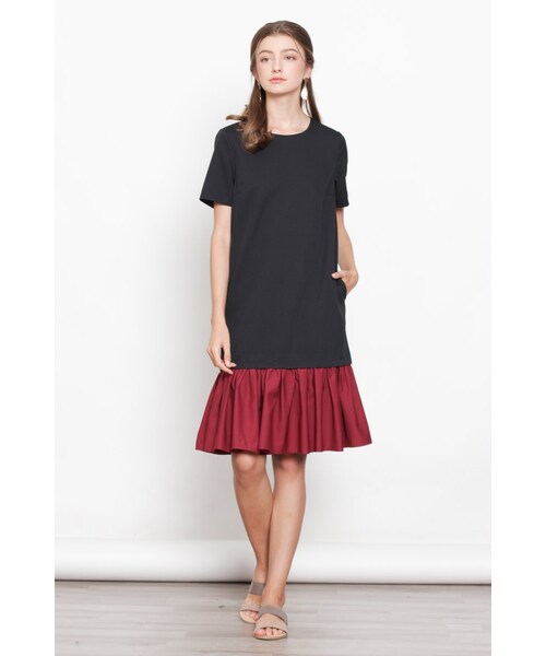 Intoxiquette（イントキシケイト）の「*INTQ LABEL* TERRI COLOURBLOCK DROPWAIST DRESS ...