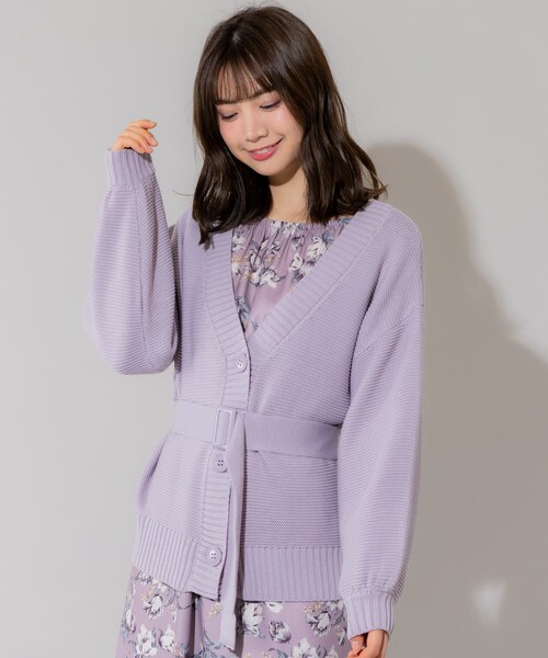 Rewde（ルゥデ）の「ｶﾞｰﾀｰ編みﾆｯﾄｶｰﾃﾞｨｶﾞﾝ（0R14-01112）（ニット/セーター）」 - WEAR