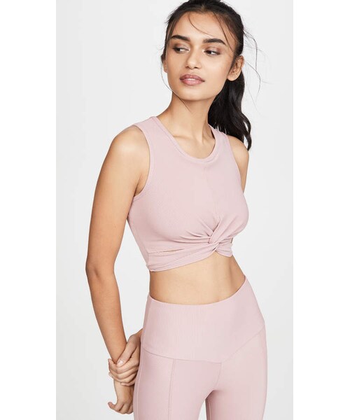 Onzie（オンジー）の「Onzie Front Twist Crop Top（Tシャツ/カットソー）」 - WEAR