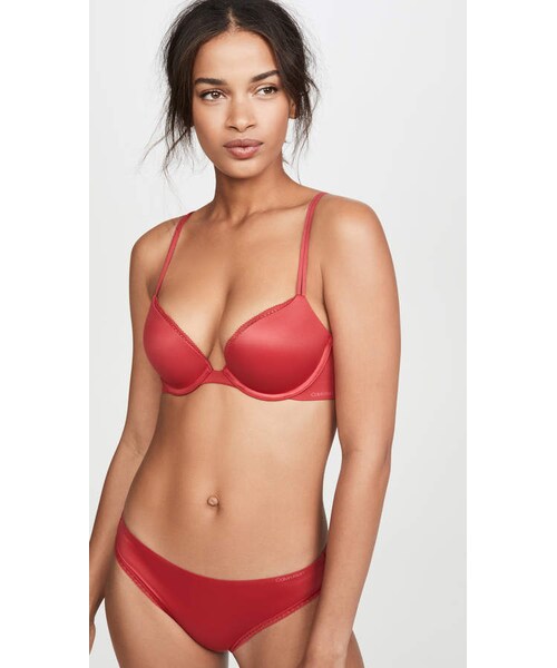 Calvin Klein Underwear（カルバンクラインアンダーウェア）の「Calvin Klein Underwear Liquid Touch Push Up Plunge Bra ...