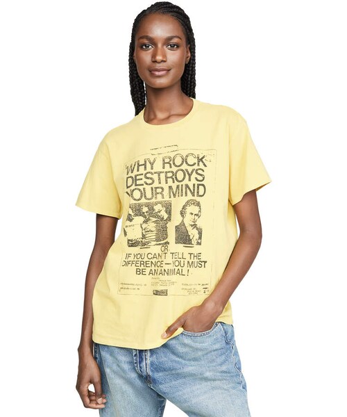 R13（アールサーティーン）の「R13 Why Rock Destroys Your Mind Boy Tee（Tシャツ/カットソー）」 - WEAR