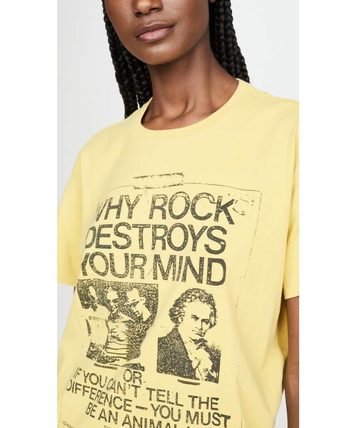 R13（アールサーティーン）の「R13 Why Rock Destroys Your Mind Boy Tee（Tシャツ/カットソー）」 - WEAR