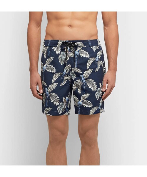 Onia（オニア）の「Onia Charles Long-Length Printed Swim Shorts（水着）」 - WEAR