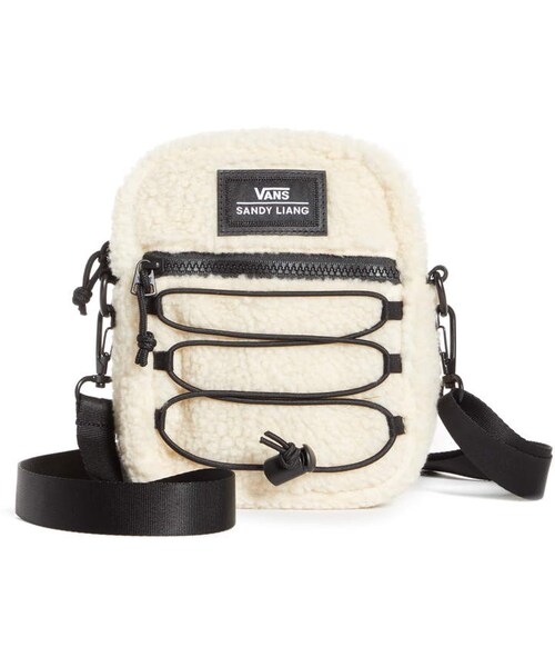 VANS（バンズ）の「Vans x Sandy Liang Sandy Faux Shearling Crossbody Bag（ショルダー ...