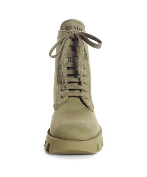 PRADA（プラダ）の「Prada Lugged Combat Boot（ブーツ）」 - WEAR