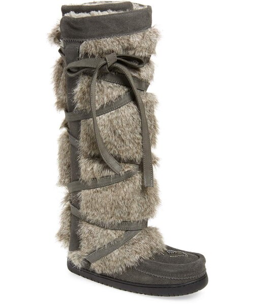 Manitobah Mukluks（マニトバムクルックス）の「Manitobah Mukluks Tall Wrap Faux Fur ...