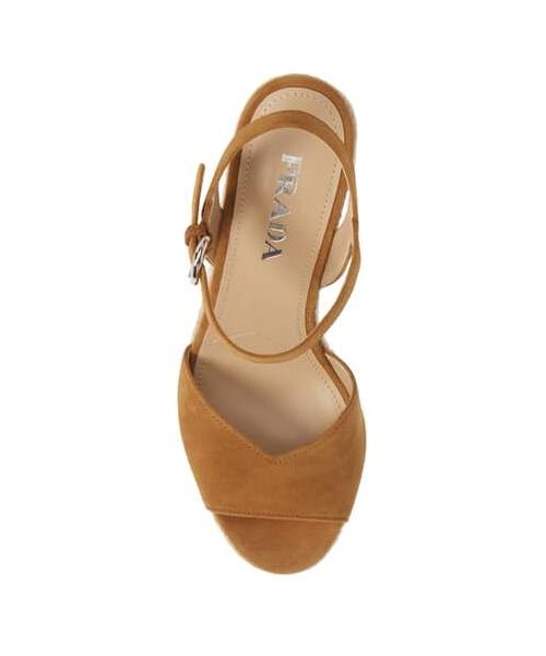 PRADA（プラダ）の「Prada Raffia Wedge Sandal（その他シューズ）」 - WEAR