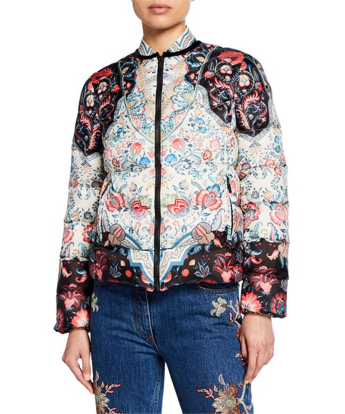 Etro（エトロ）の「Etro Quilted Short Puffer Jacket（ジャケット/アウター）」 - WEAR